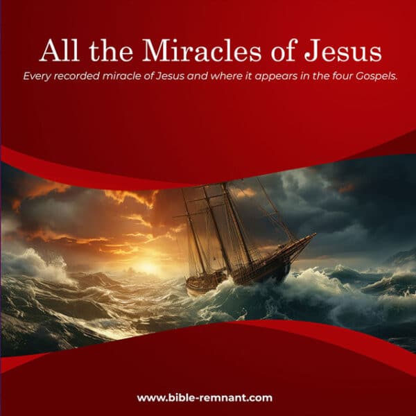All the Miracles of Jesus – Gospel Comparison Guide