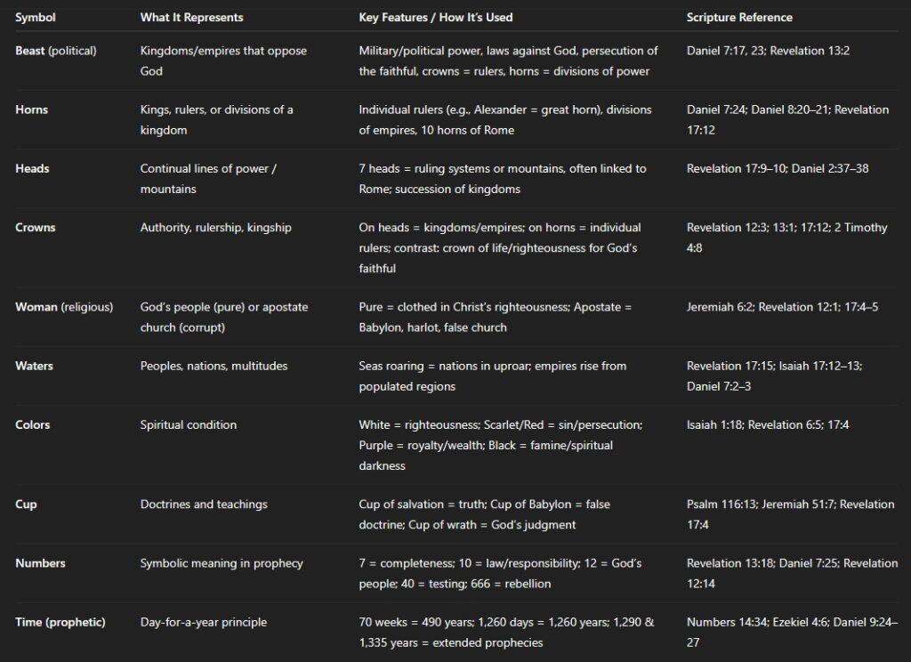 Prophecy Symbols – Unlocking the Language of Revelation