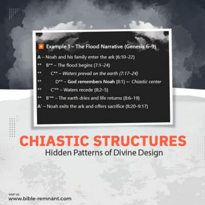 Chiastic Structures in the Bible – Hidden Patterns of Divine Design